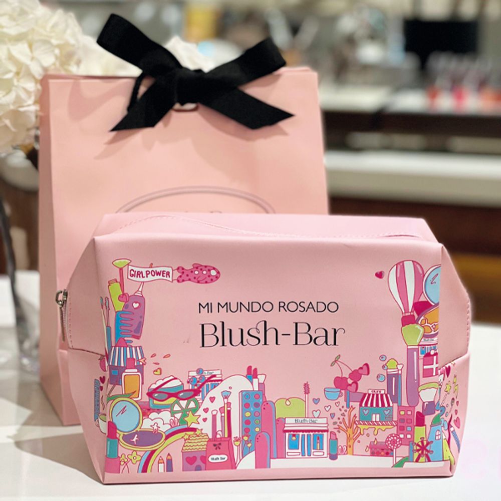 Cosmetiquera Grande Mi Mundo Rosado Blush-Bar - Blush-Bar
